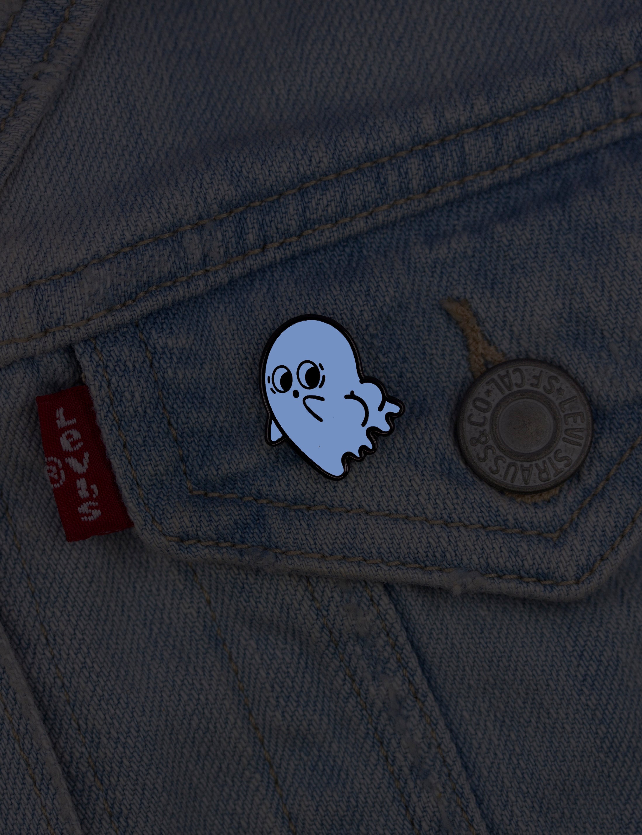 b0oO-ty GHOST PIN - Now glow in the dark ! – Joanna Behar