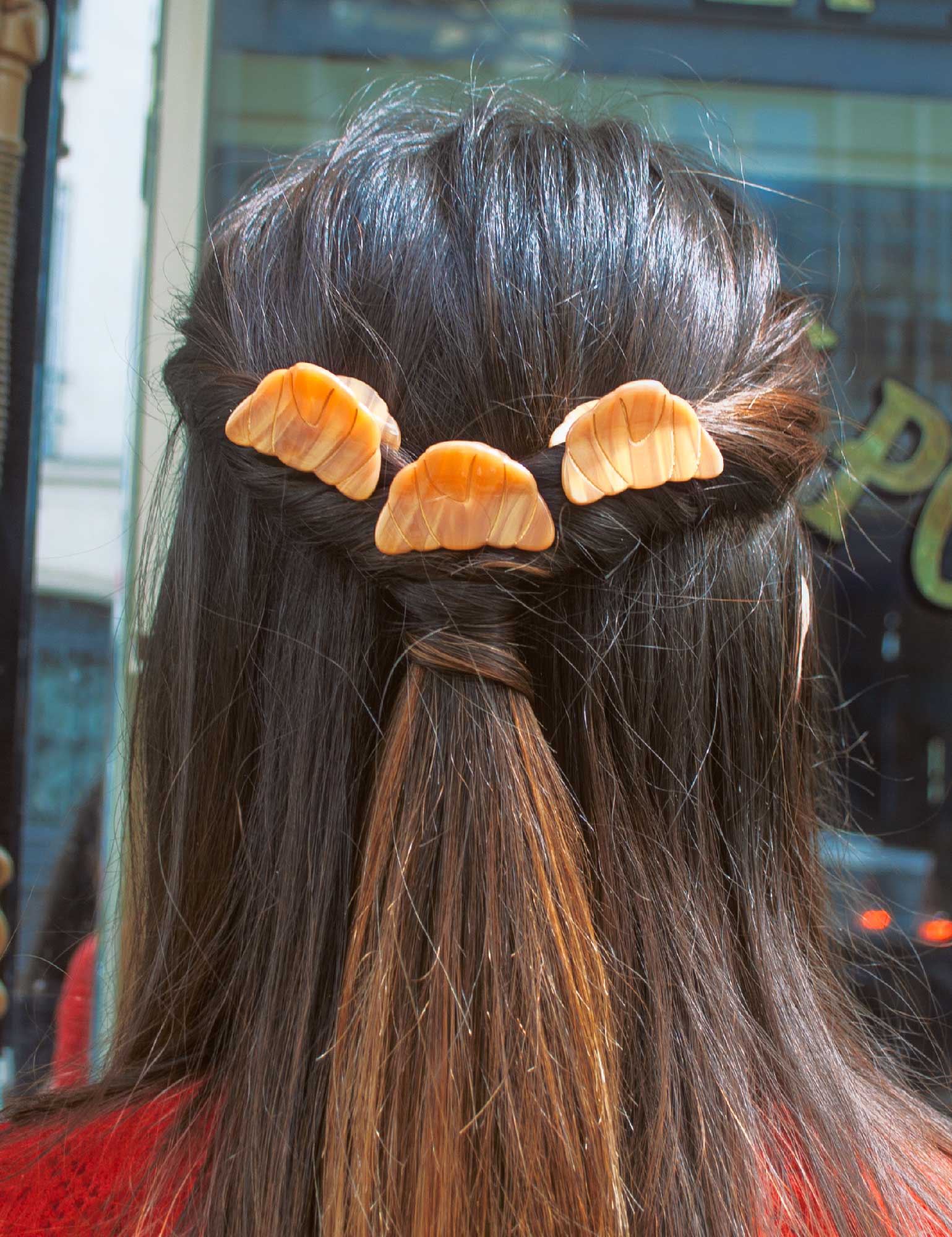 Mini Croissant Hair clip – Joanna Behar