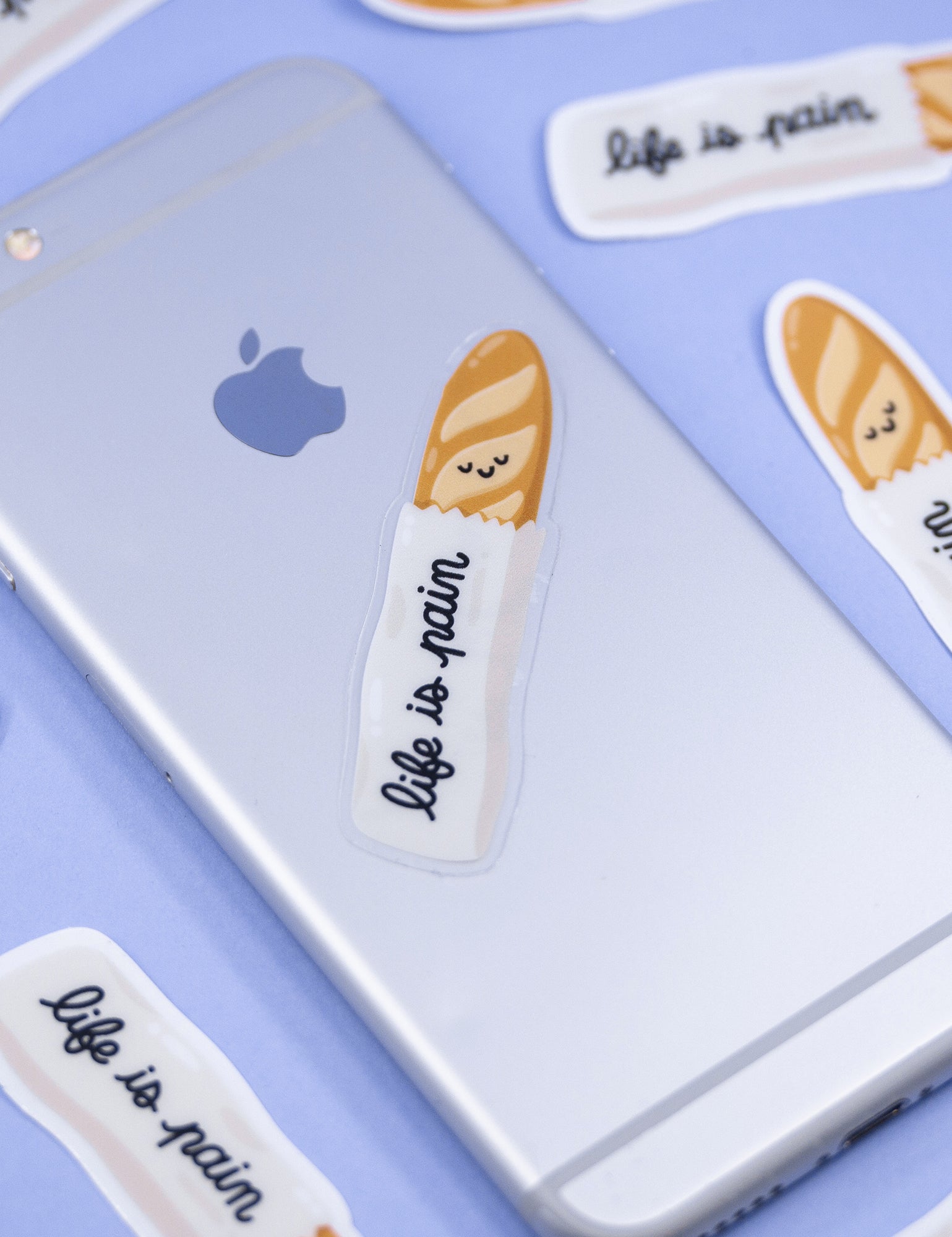 Life is pain clear vinyl STICKER – Joanna Behar
