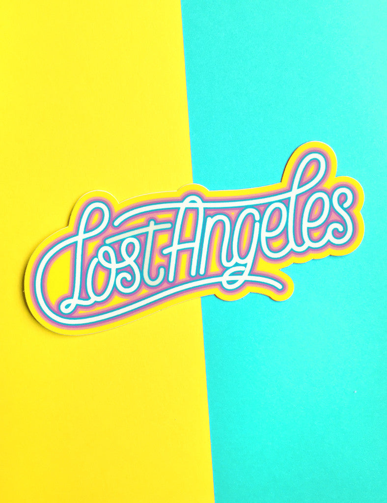 Lost Angeles sticker – Joanna Behar