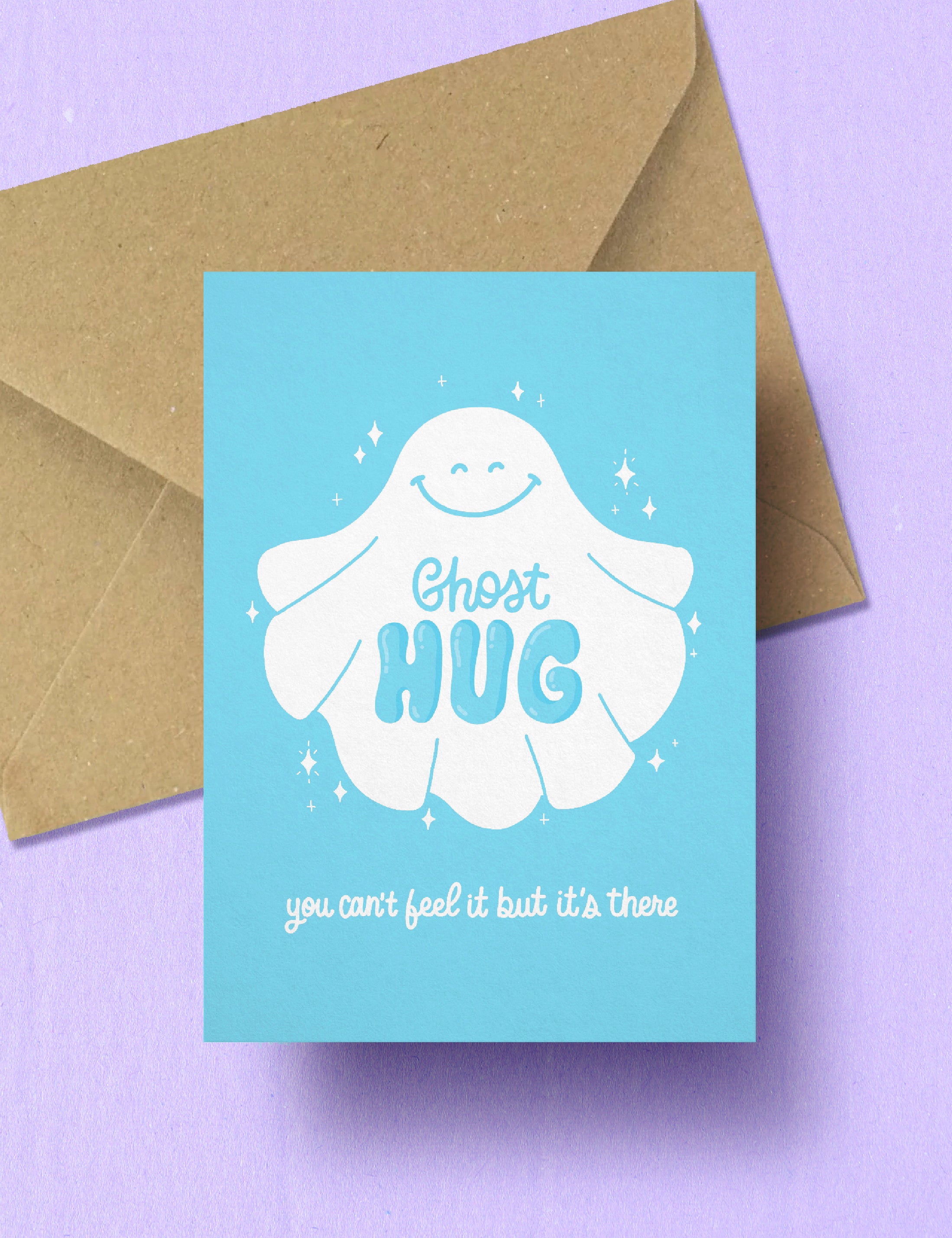 Ghost hug card – Joanna Behar